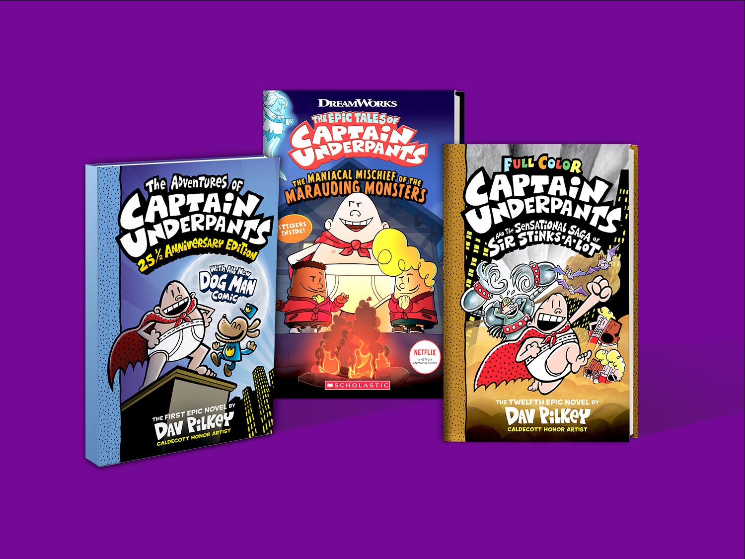 Captain Underpants Books by Dav Pilkey | Scholastic